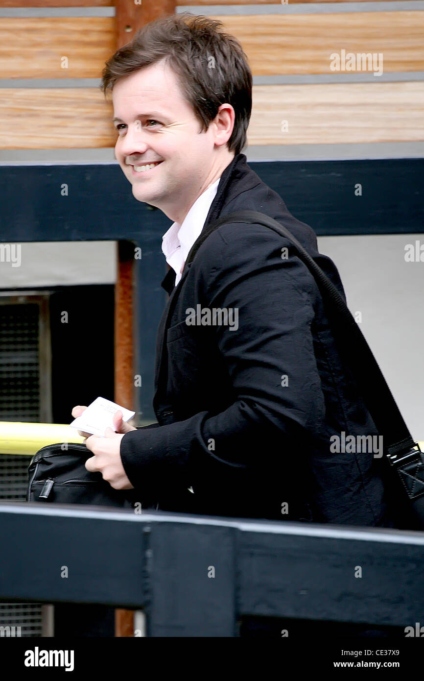 Declan Donnelly aka Dec Celebrities outside the ITV studios London ...