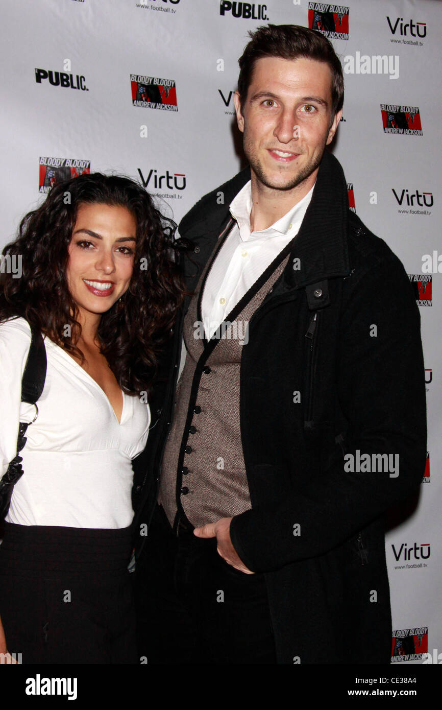 Jessica Monty and Pablo Schreiber Opening night of the Broadway musical ...