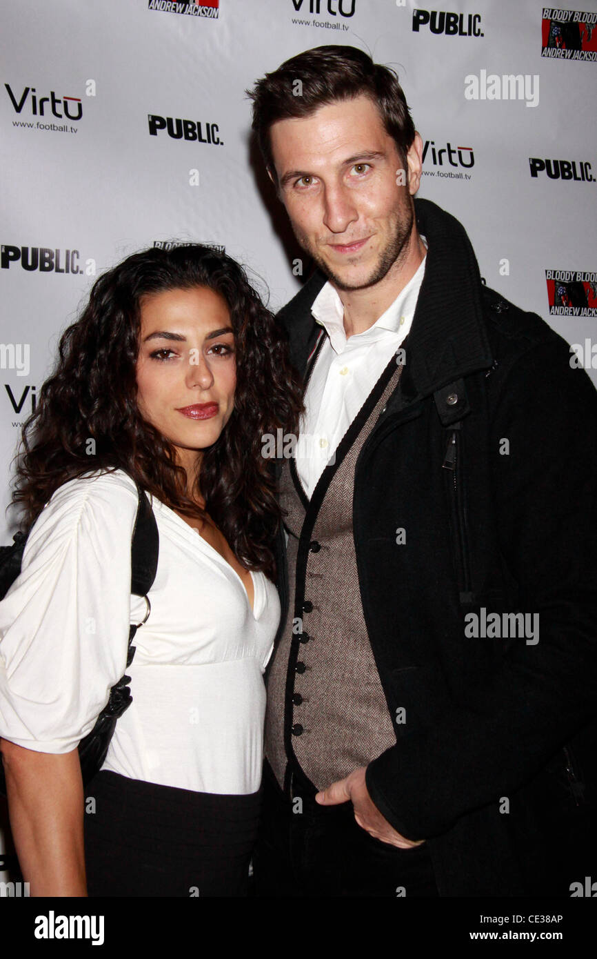Jessica Monty and Pablo Schreiber Opening night of the Broadway musical ...
