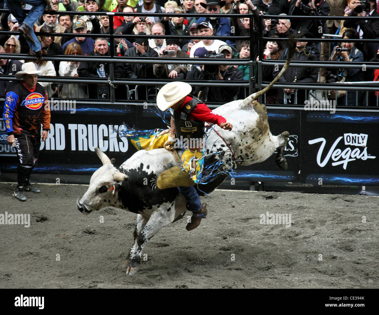 Professional Bull Riders' Top 10 Bull Riders compete in PBR's Built ...