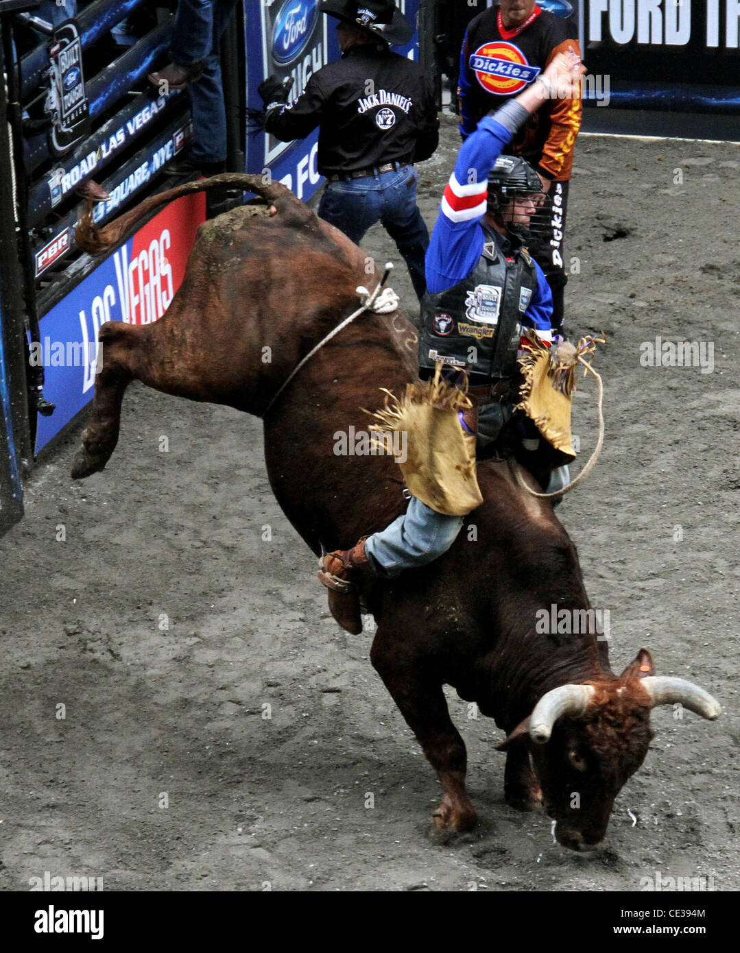 Professional Bull Riders' Top 10 Bull Riders compete in PBR's Built ...