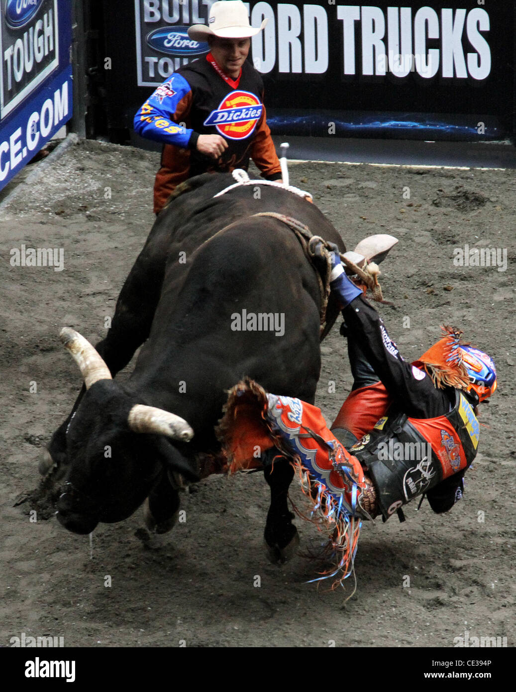 Professional Bull Riders' Top 10 Bull Riders compete in PBR's Built ...