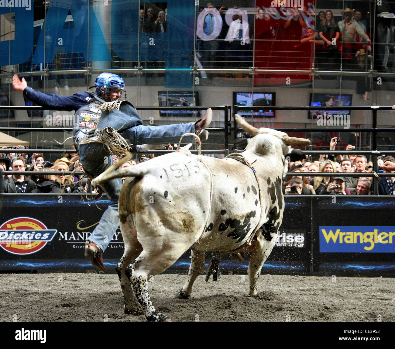 Professional Bull Riders' Top 10 Bull Riders compete in PBR's Built ...