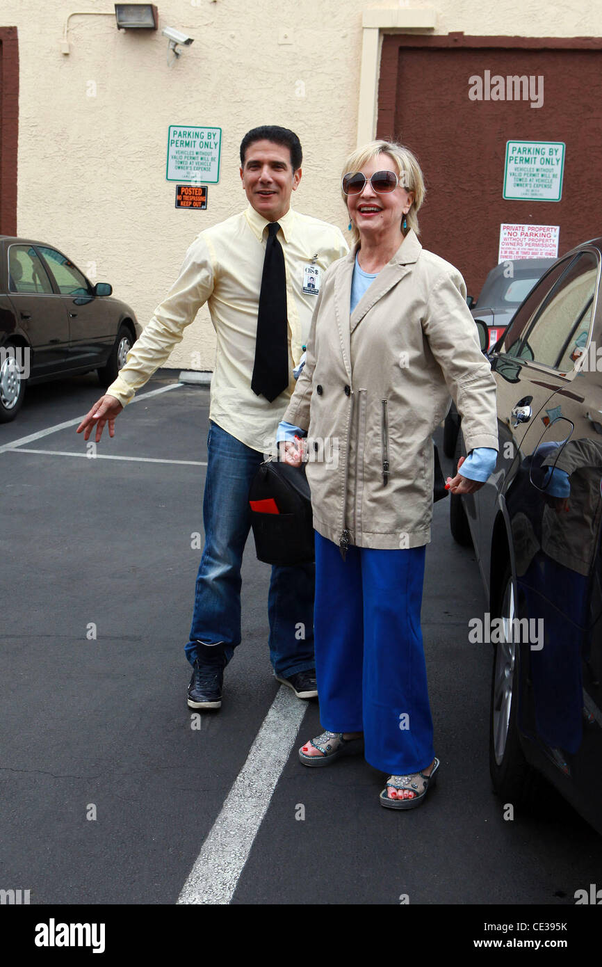 Corky Ballas and Florence Henderson Celebrities outside the dance ...