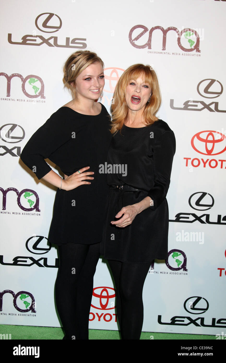 Francesca Eastwood and Frances Fisher arrives to the 2010 Environmental ...