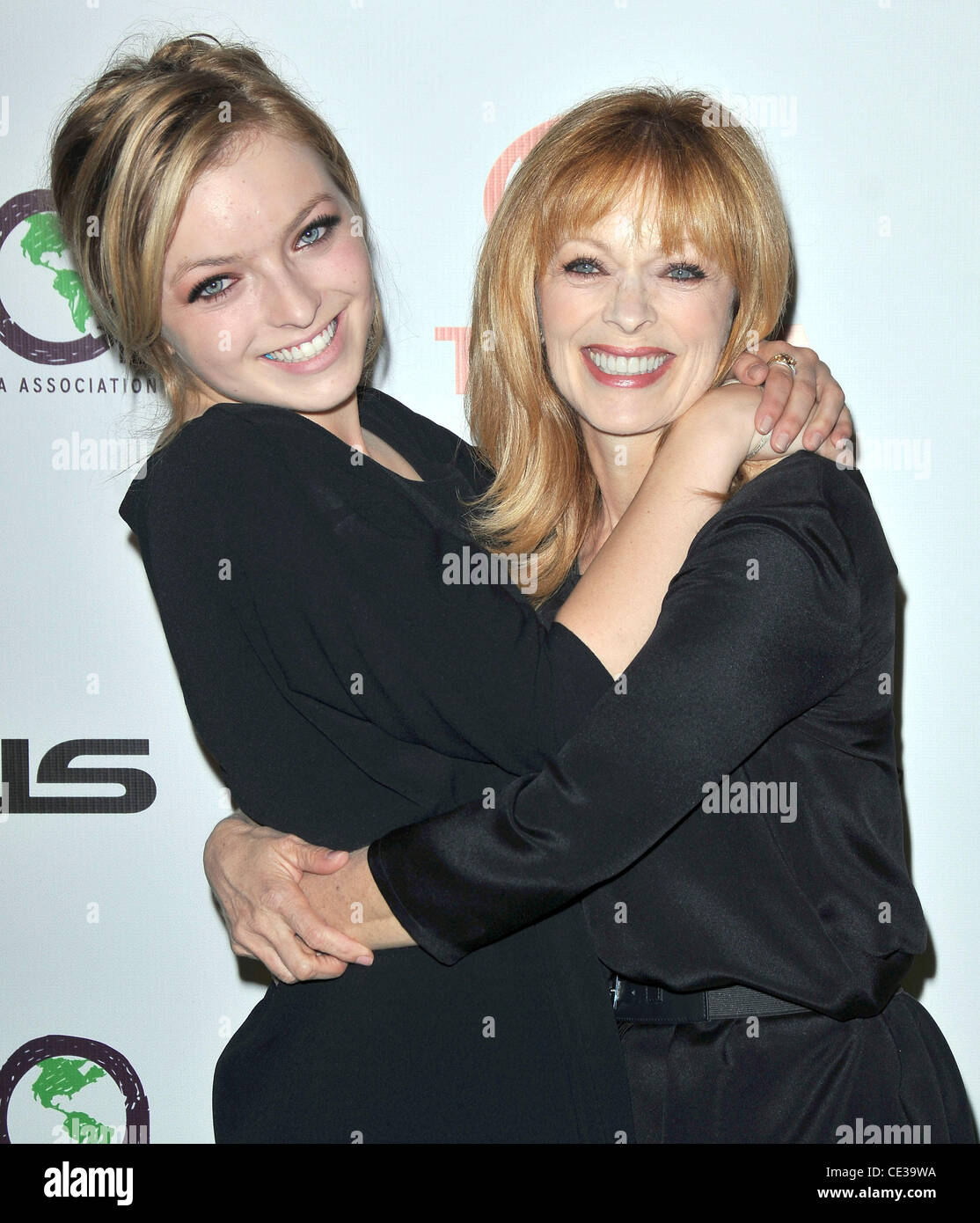 Francesca Eastwood and Frances Fisher arrives to the 2010 Environmental ...