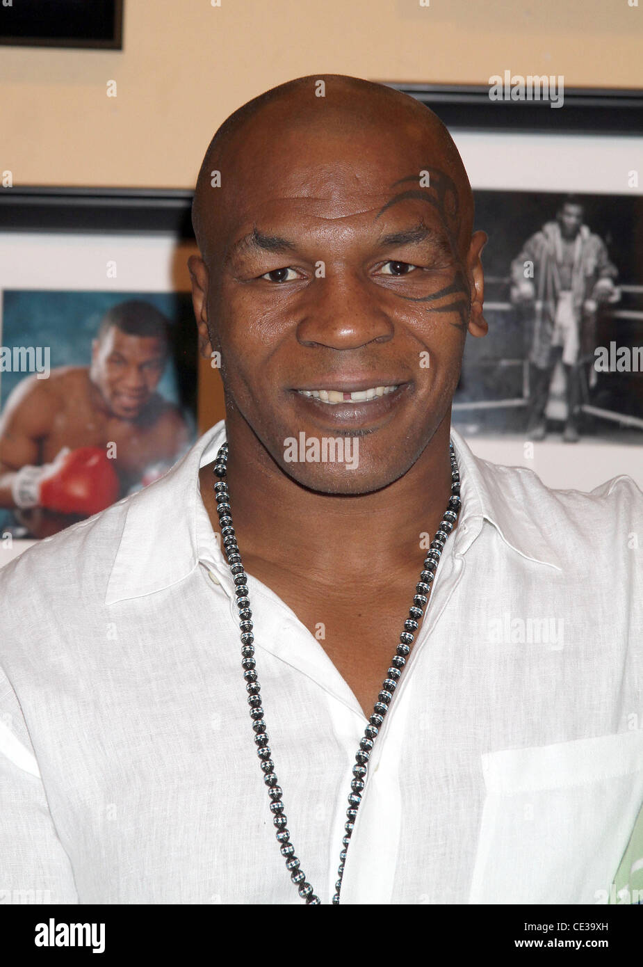 Mike Tyson aka Iron Mike signs autographs at Painted With Oil at ...