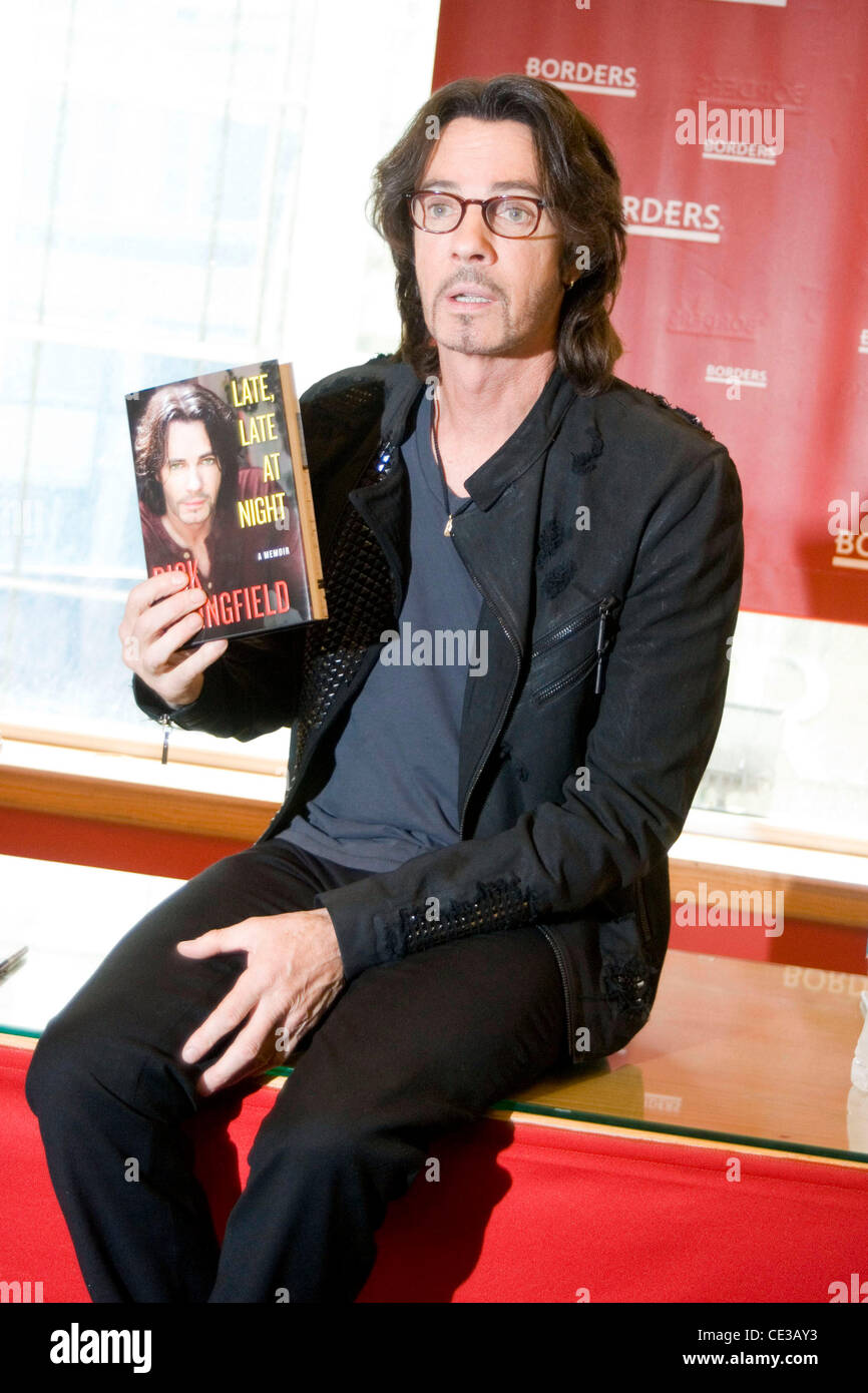 Musician Rick Springfield signs copies of his book 'Late, Late at Night ...