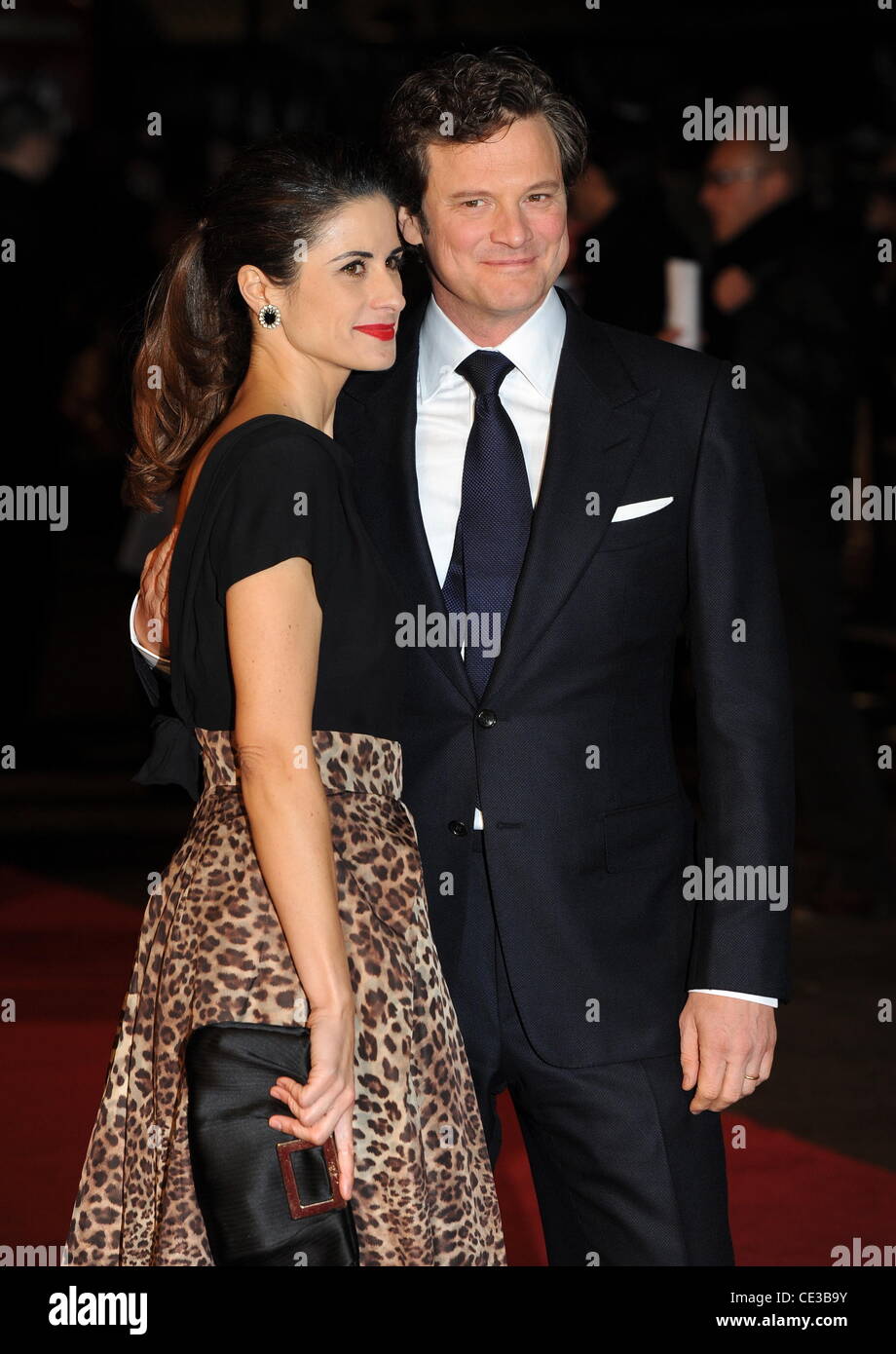 Livia Giuggioli and Colin Firth The BFI London Film Festival: The King ...