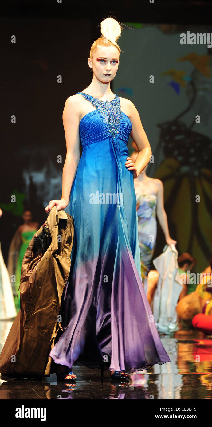 Atmosphere Britain's Next Top Model live fashion show, held at ExCeL ...