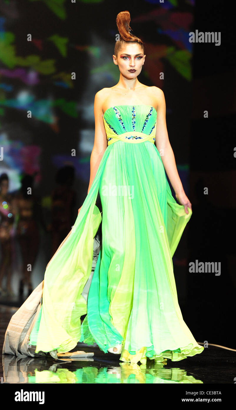 Atmosphere Britain's Next Top Model live fashion show, held at ExCeL ...