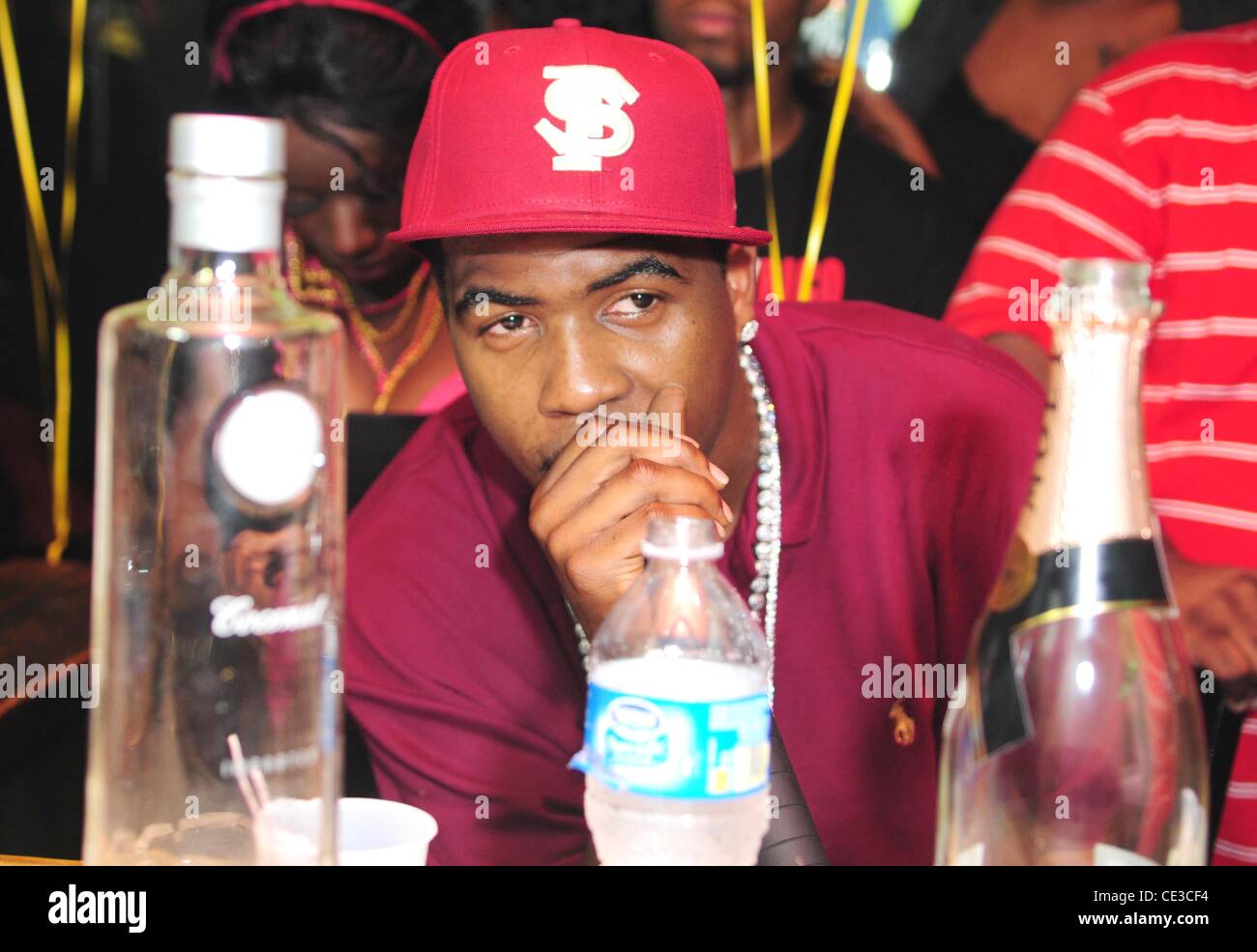 Rapper Brisco performs at Club Angels in Miami. Miami, Florida - 23.10. ...