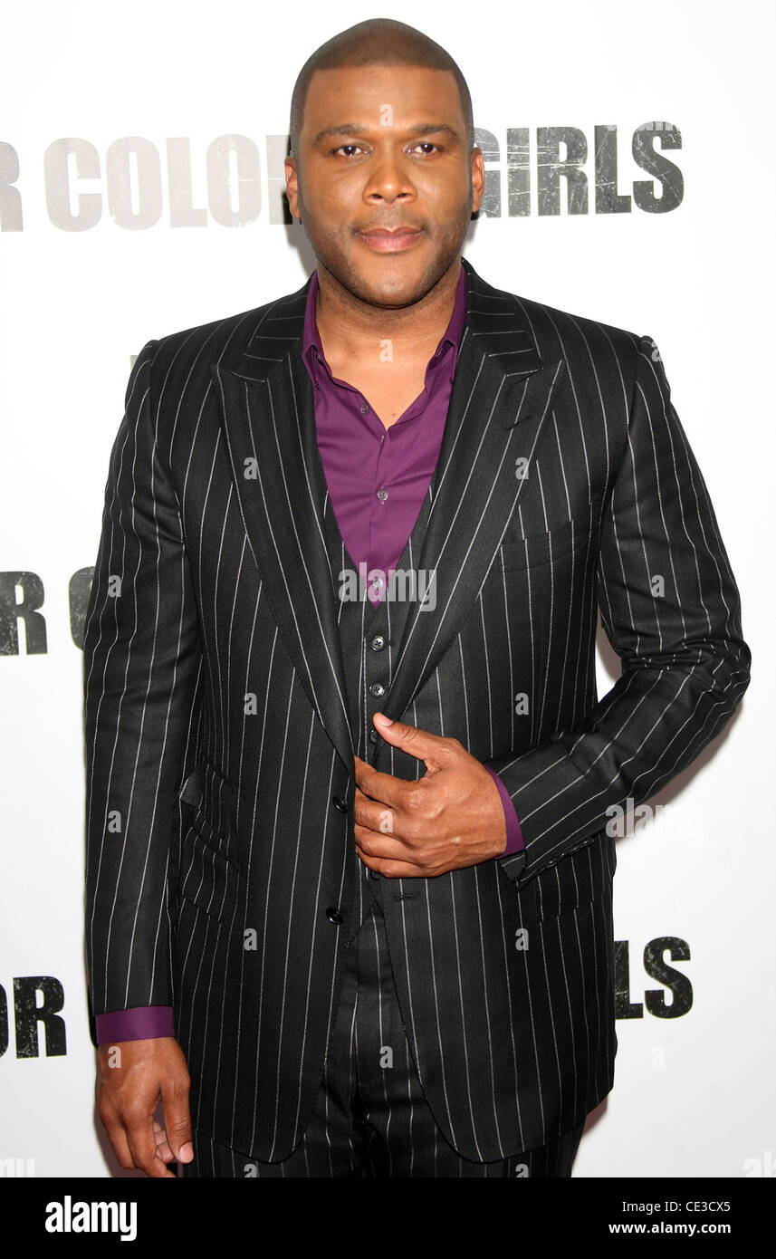 Tyler Perry NYC movie premiere of 'For Colored Girls' at the Ziegfeld ...
