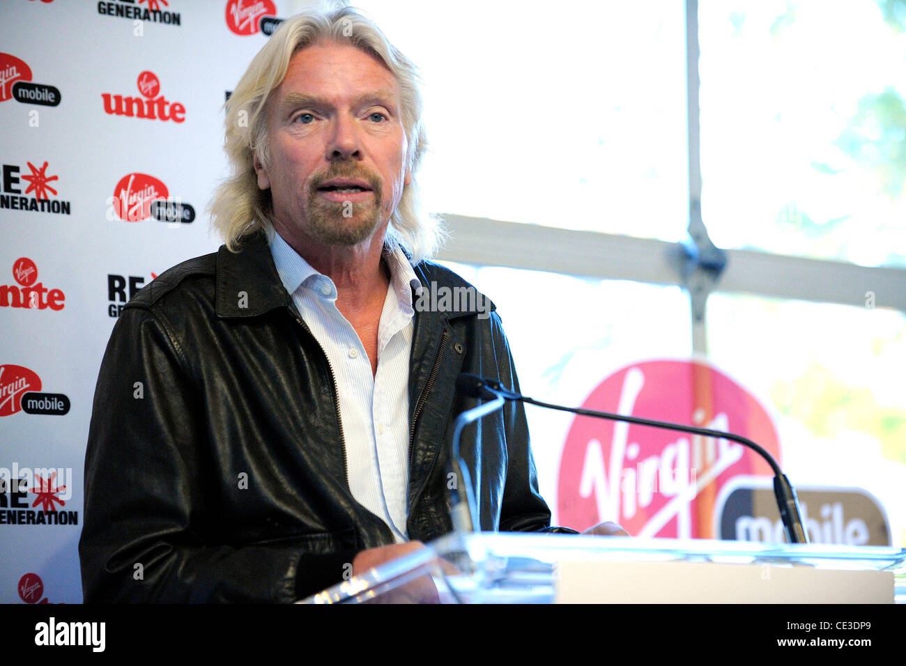 Sir Richard Branson The REGeneration Movement serves breakfast with the ...