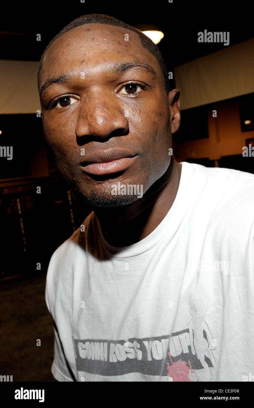 Troy Ross Rumble at Rama XIII media call at HUF Gym before the scheduled fight event this ...