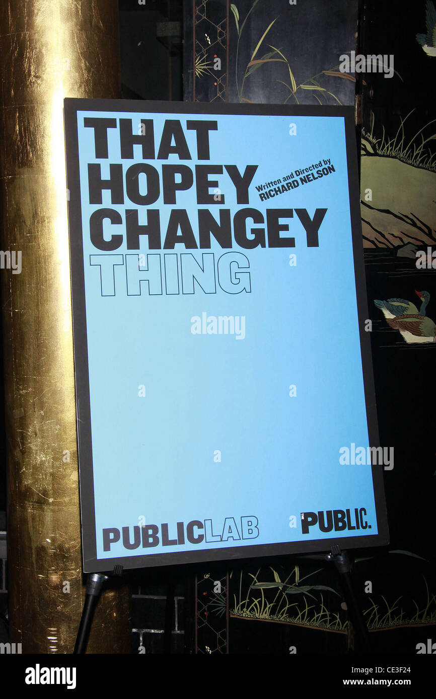 Atmosphere The opening night after party for the Public Theater ...