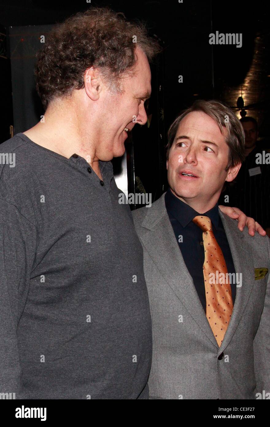 Jay O. Sanders and Matthew Broderick The opening night after party for ...