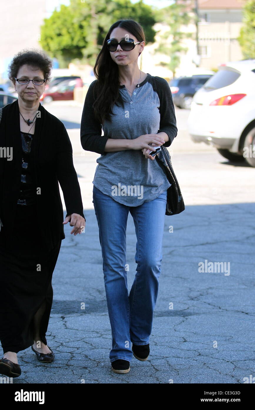 Oksana Grigorieva arrives at a medical building in Beverly Hills Los ...