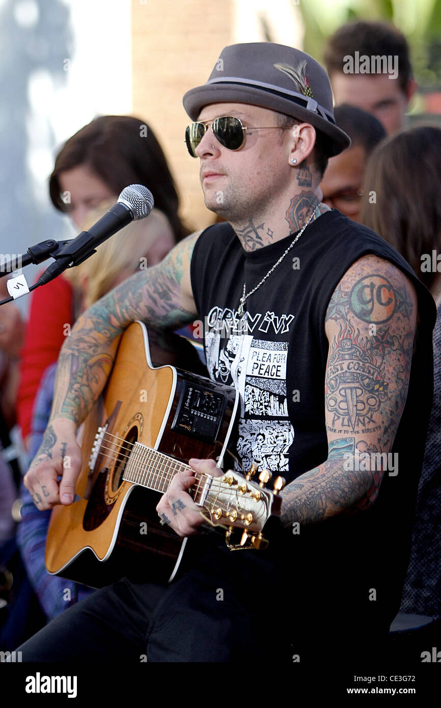 Benji Madden Good Charlotte film an interview for entertainment news ...