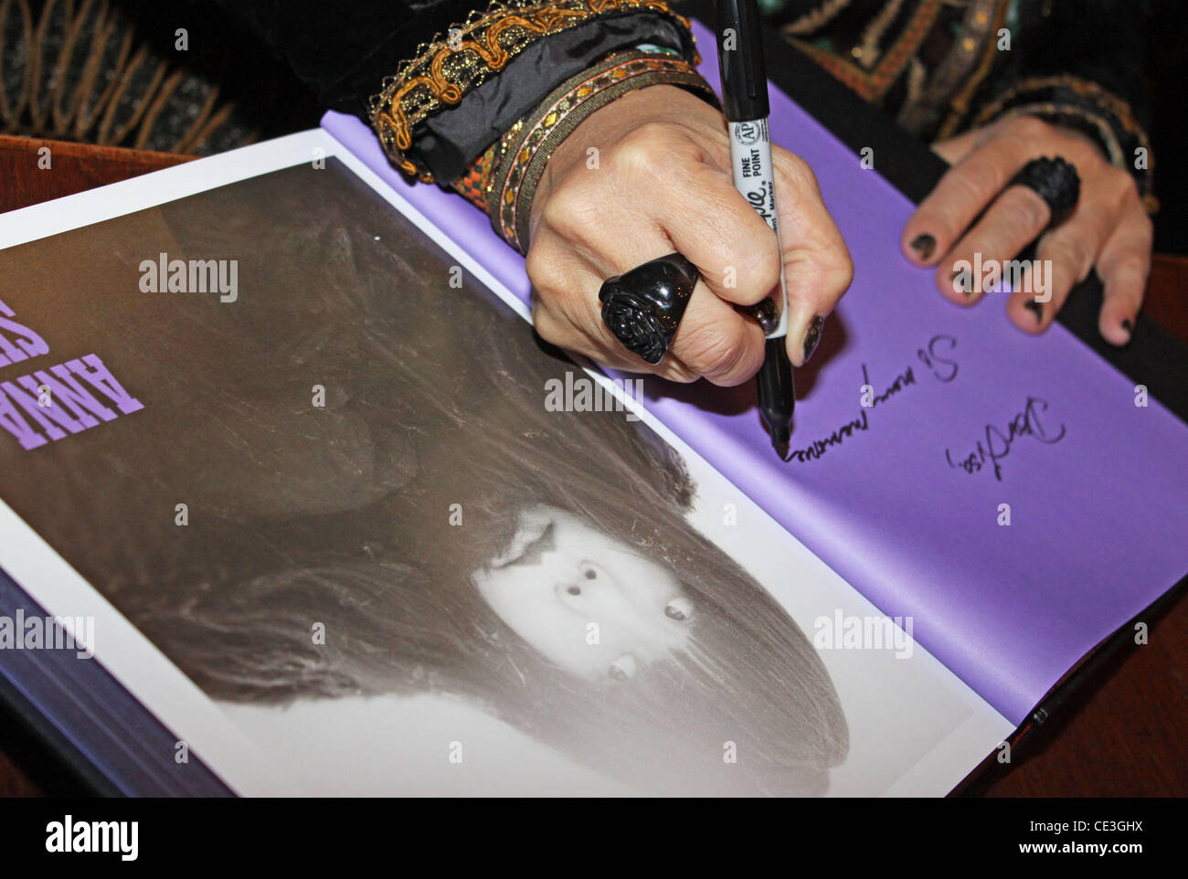 Anna Sui Anna Sui signs her book 'Anna Sui' at Rizzoli New York City ...