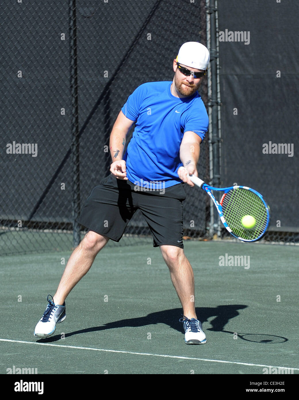 David Cook Media day before the Chris Evert / Raymond James Pro ...
