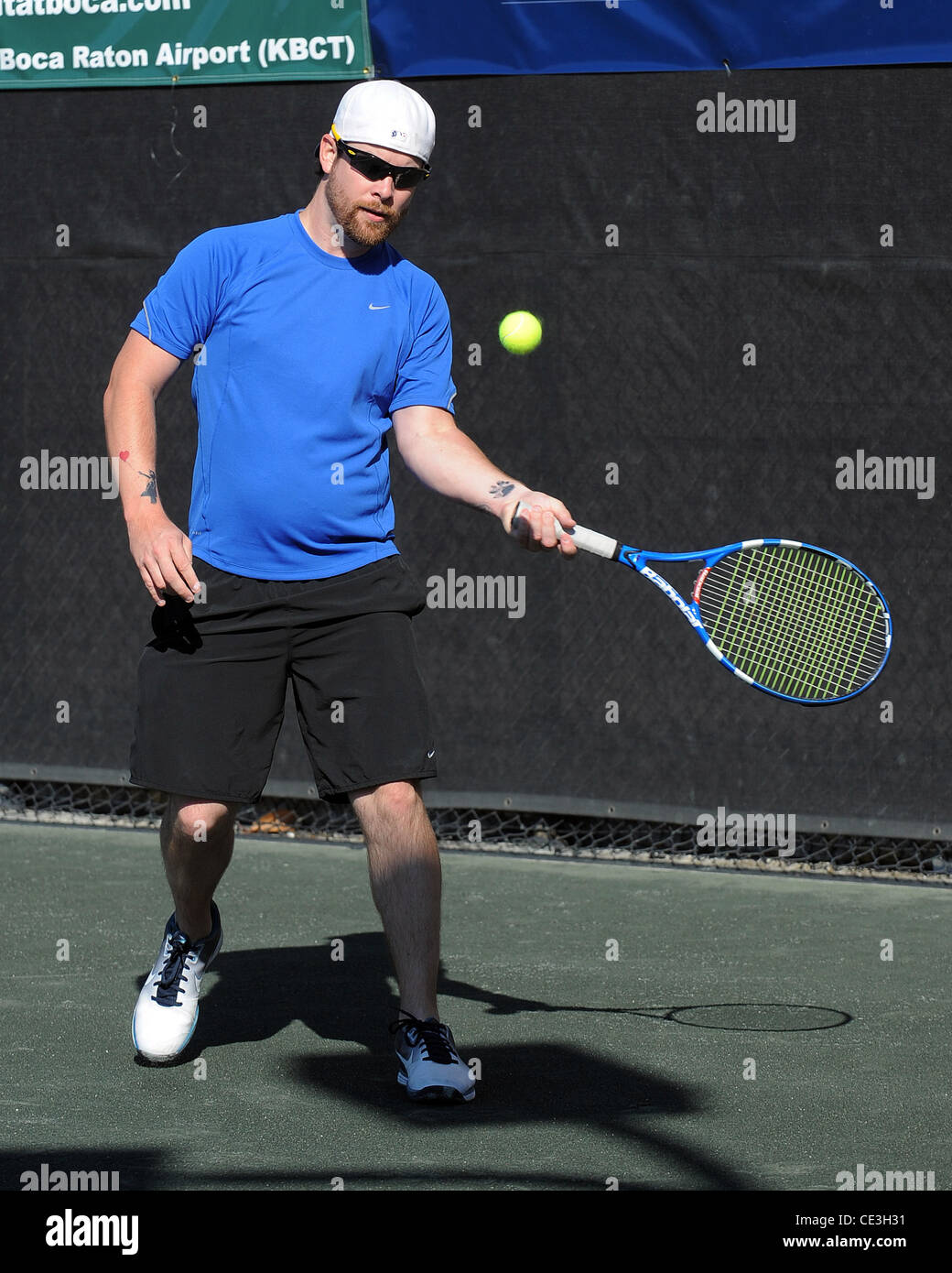 David Cook Media day before the Chris Evert / Raymond James Pro ...