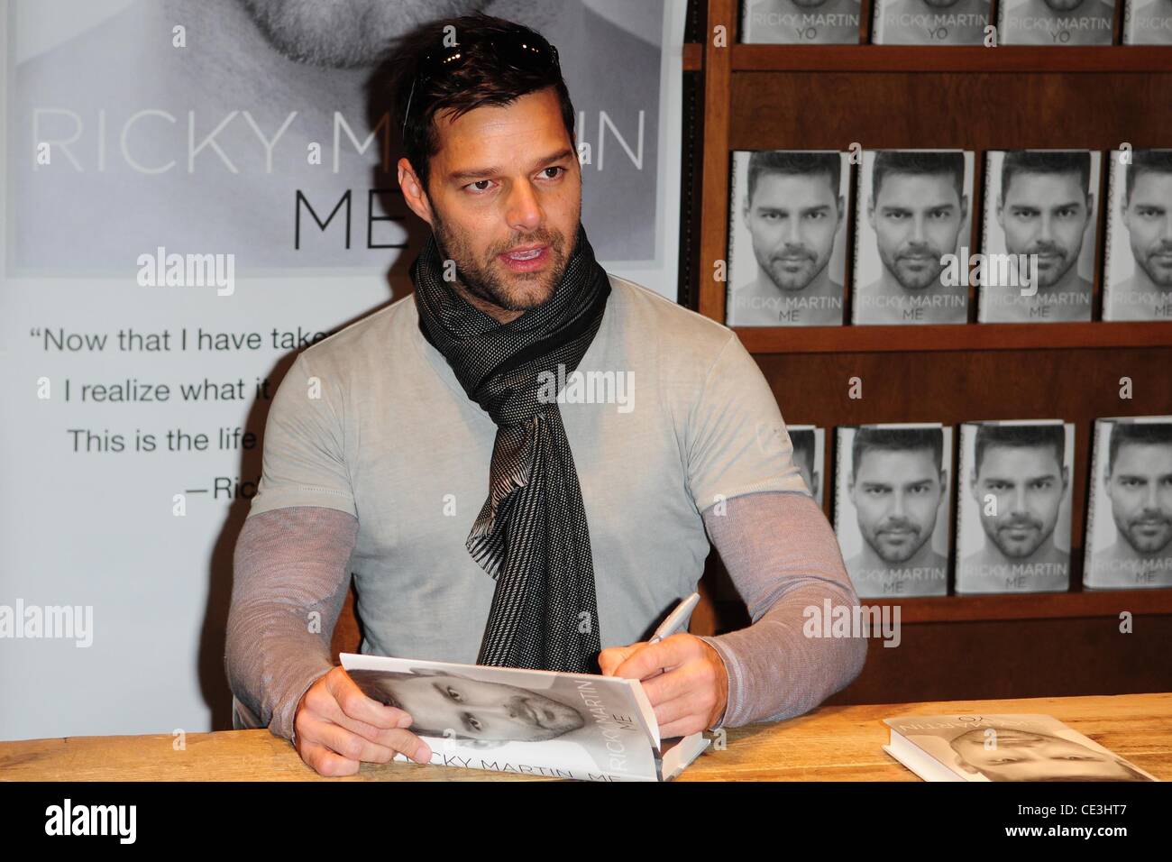 Ricky Martin signs copies of his new book of 'Me' at Books and Books ...