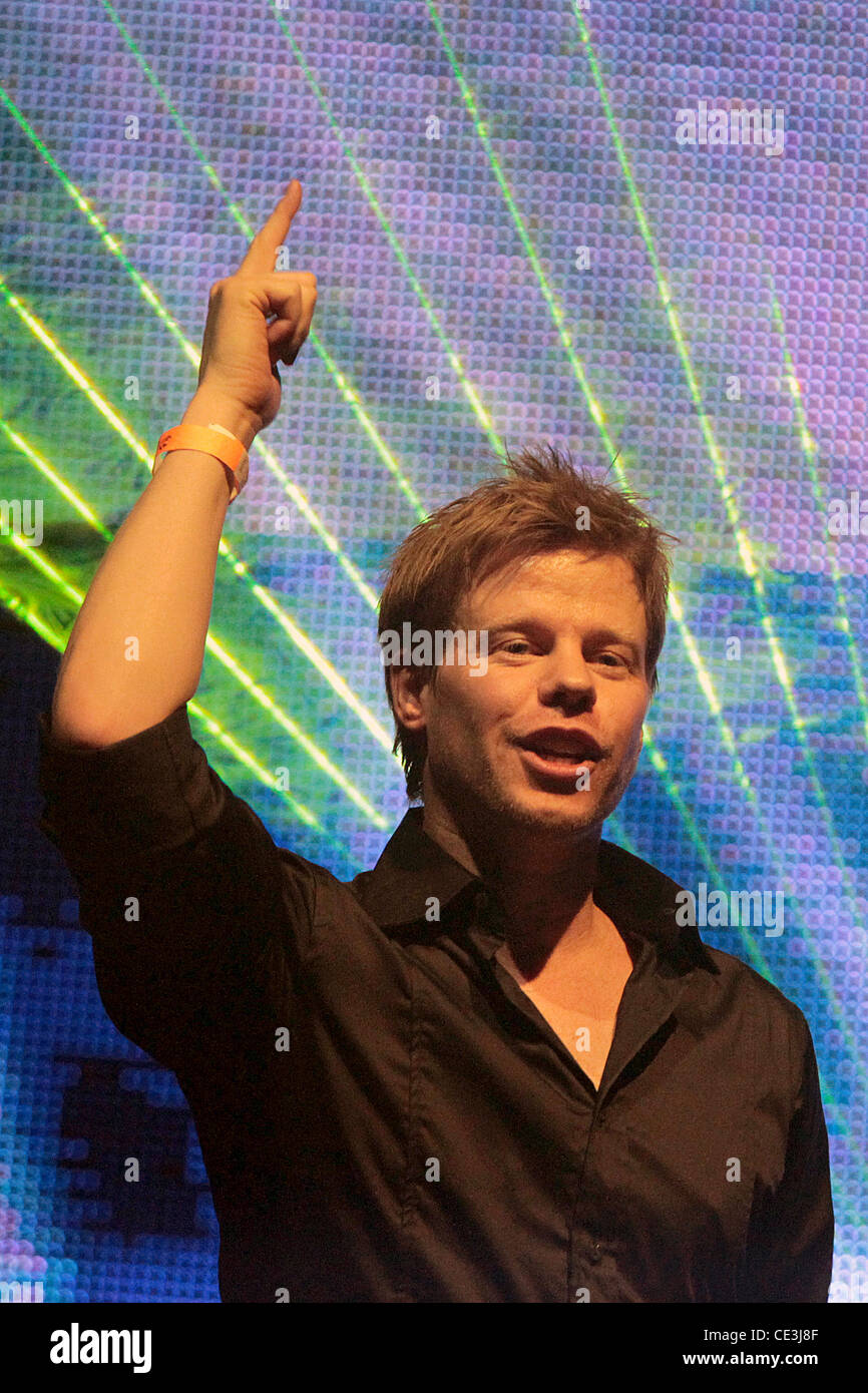 DJ Ferry Corsten Dutch producer of trance music performs live at Gaudi ...