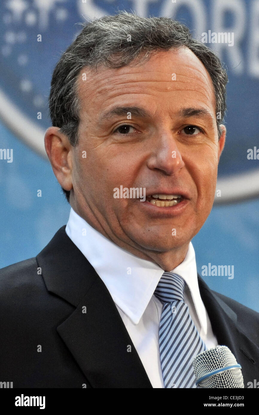 Robert Iger Disney Times Square Grand Opening Parade and Celebration ...