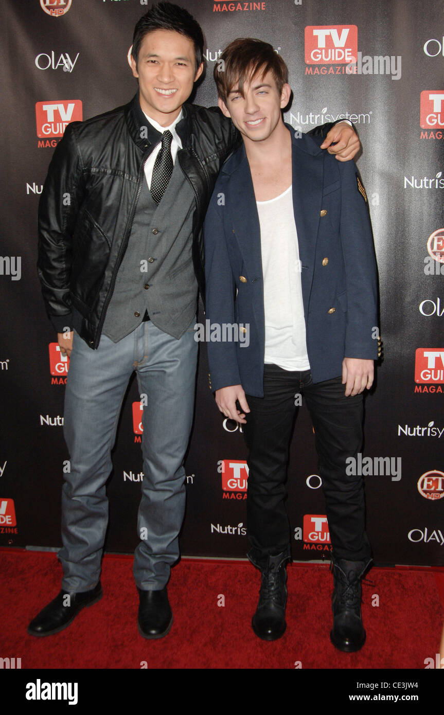 Harry Shum Jr And Jenna Ushkowitz Glee