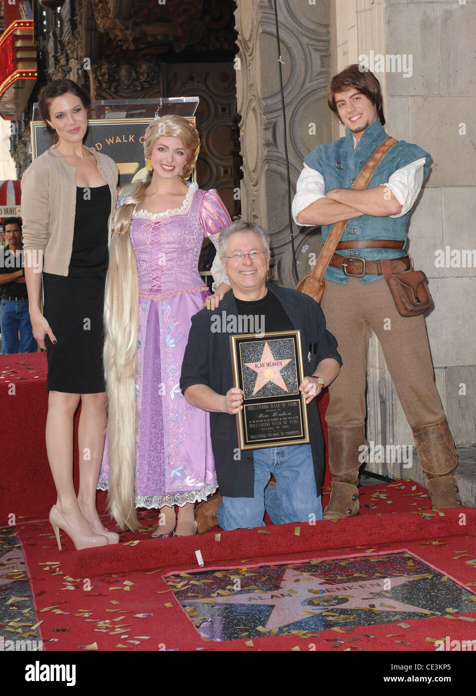 Mandy Moore and Alan Menken Composer Alan Menken honoured with the 2 ...