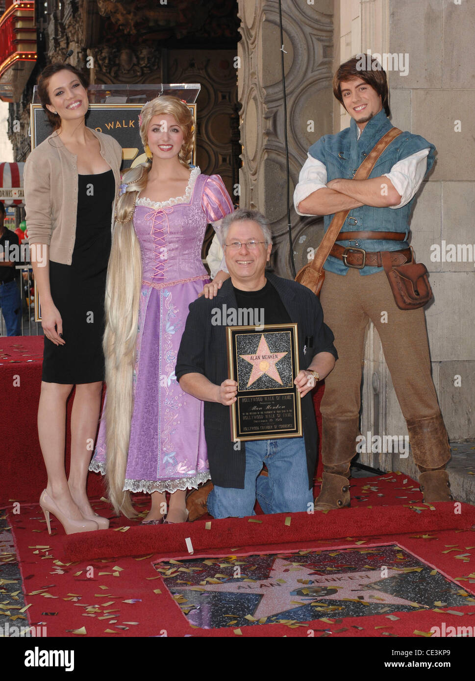 Mandy Moore and Alan Menken Composer Alan Menken honoured with the 2 ...
