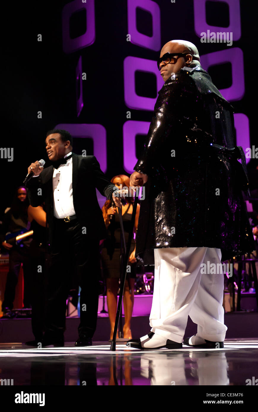 Ron Isley and Cee Lo Green Soul Train Awards held at the Cobb Energy ...