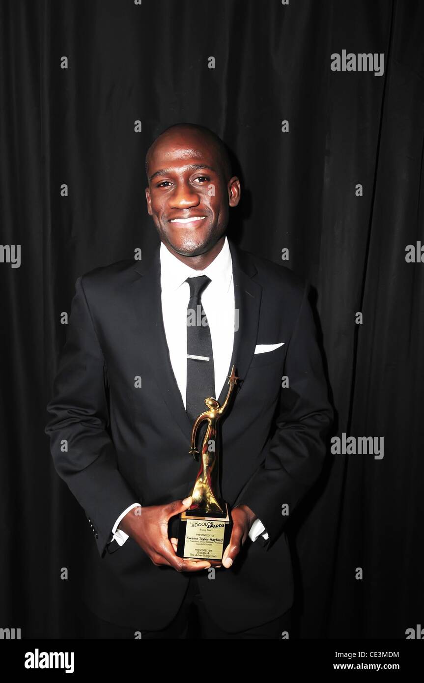 Kwame Taylor-Hayford accepting the Rising Star Award The 2010 ADCOLOR ...