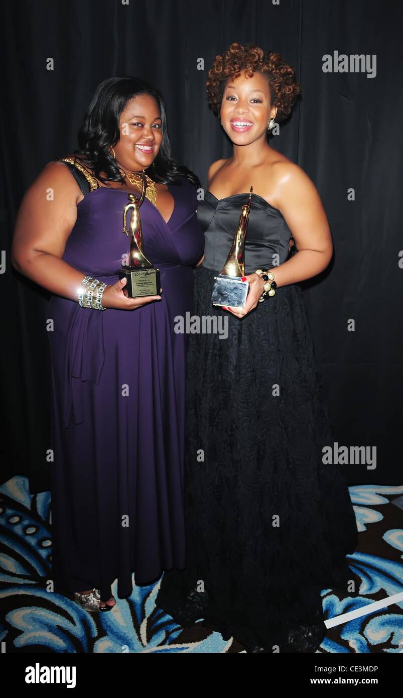 Tiffany Edwards and Ronnie Dickerson accepting the Rising Star Award ...