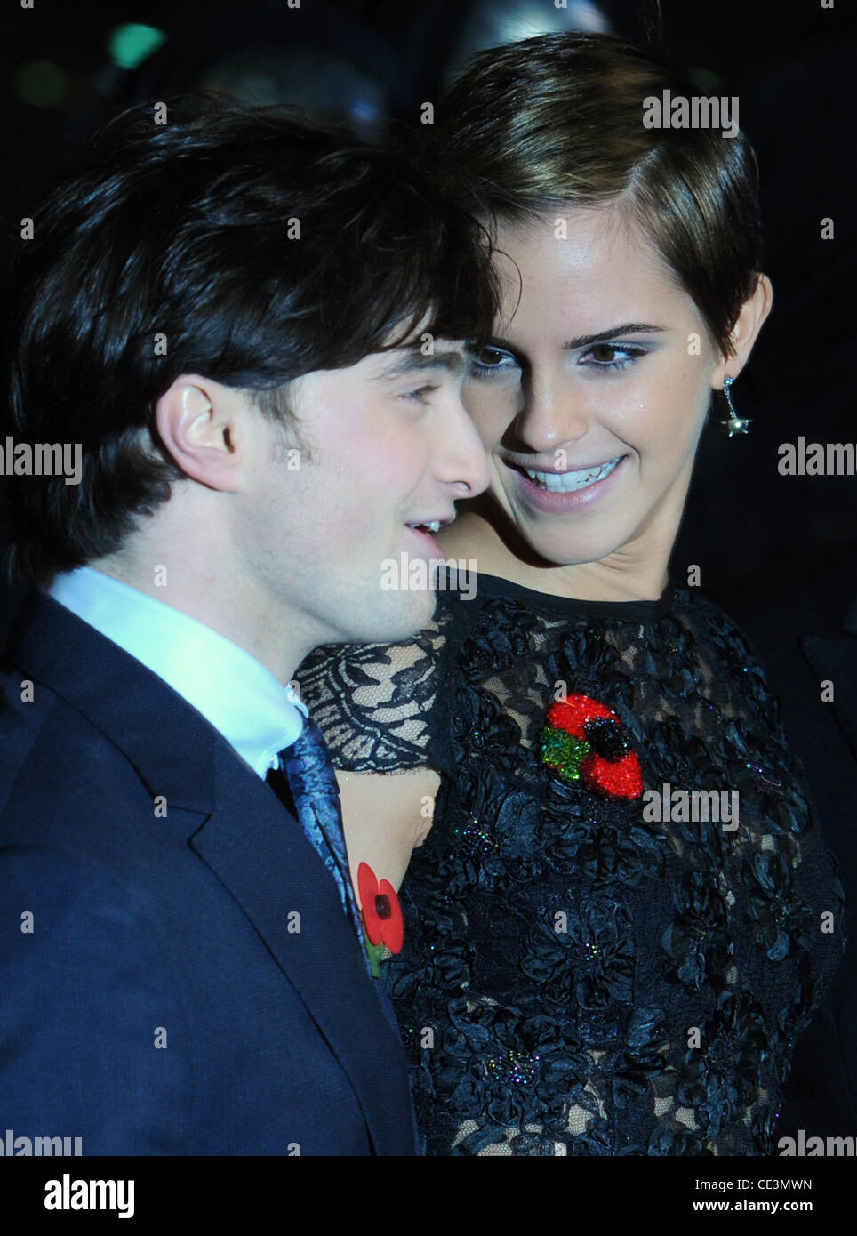 Daniel Radcliffe and Emma Watson World Premiere of 'Harry Potter and ...