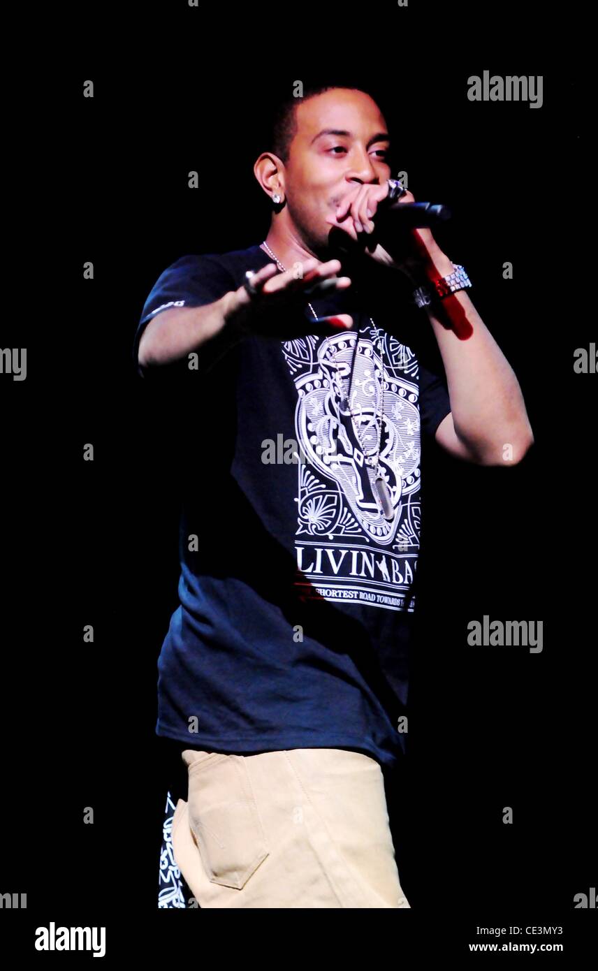 Ludacris performs during the King of Rap concert at the James L. Knight ...