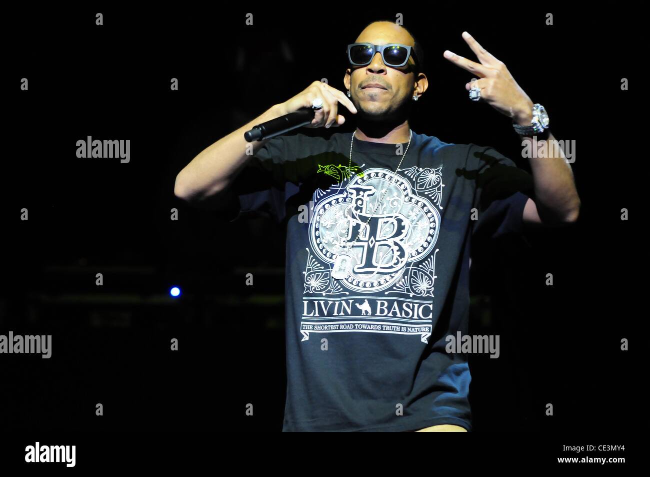 Ludacris performs during the King of Rap concert at the James L. Knight ...