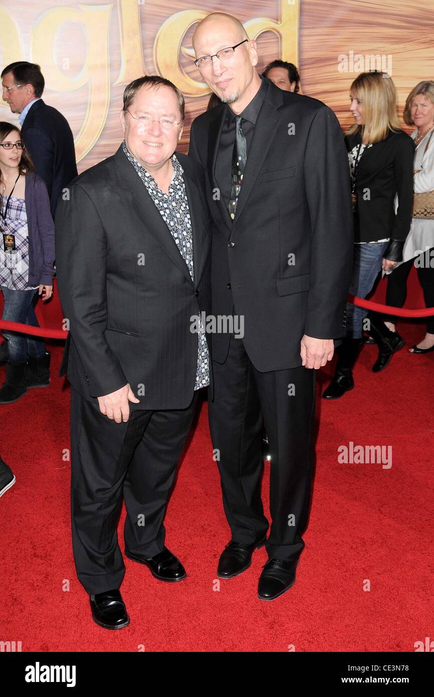 John Lasseter and Roy Conli Disney's 'Tangled' Los Angeles Premiere at ...