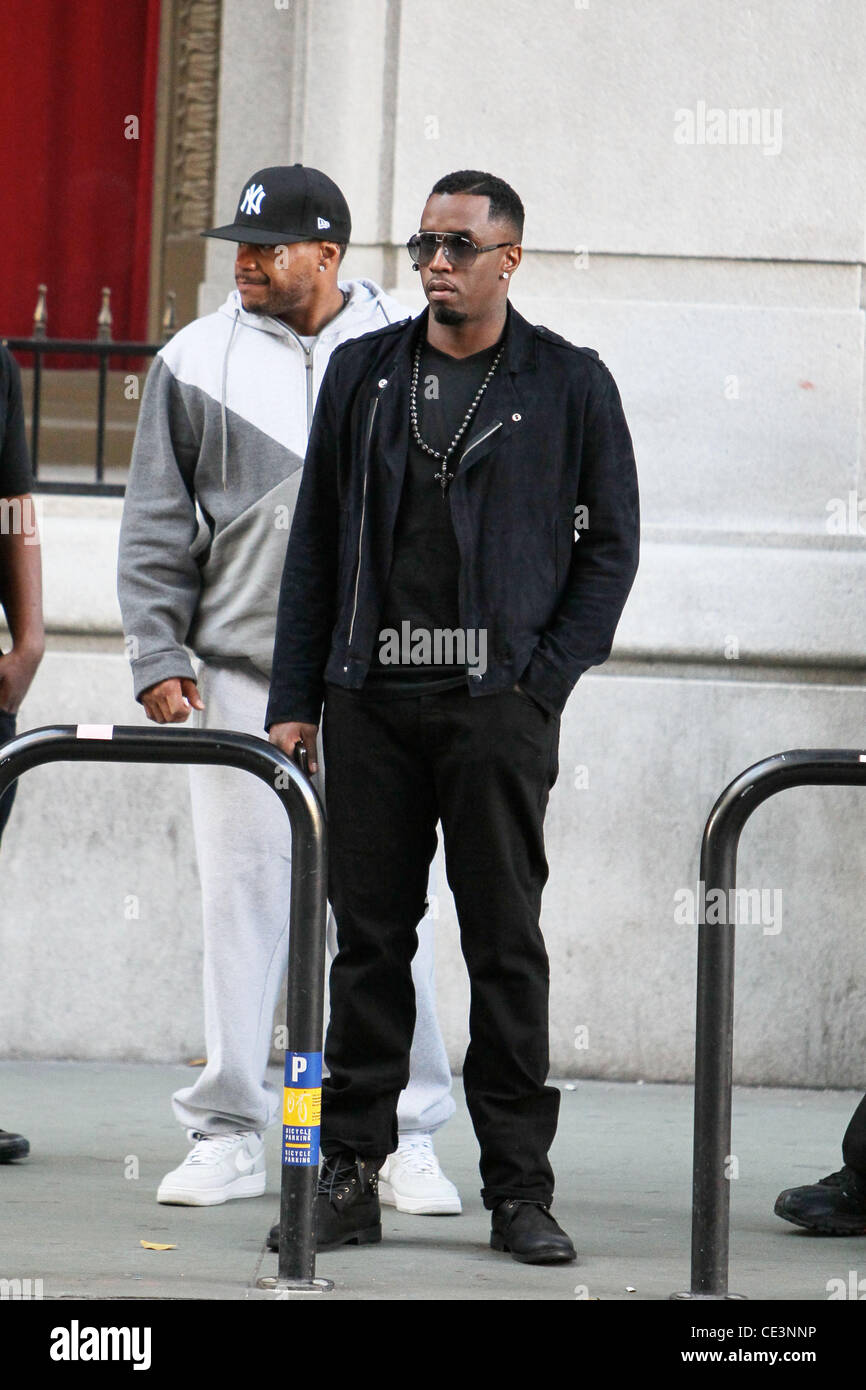 Sean Combs aka Diddy on the set of his new music video Los Angeles ...