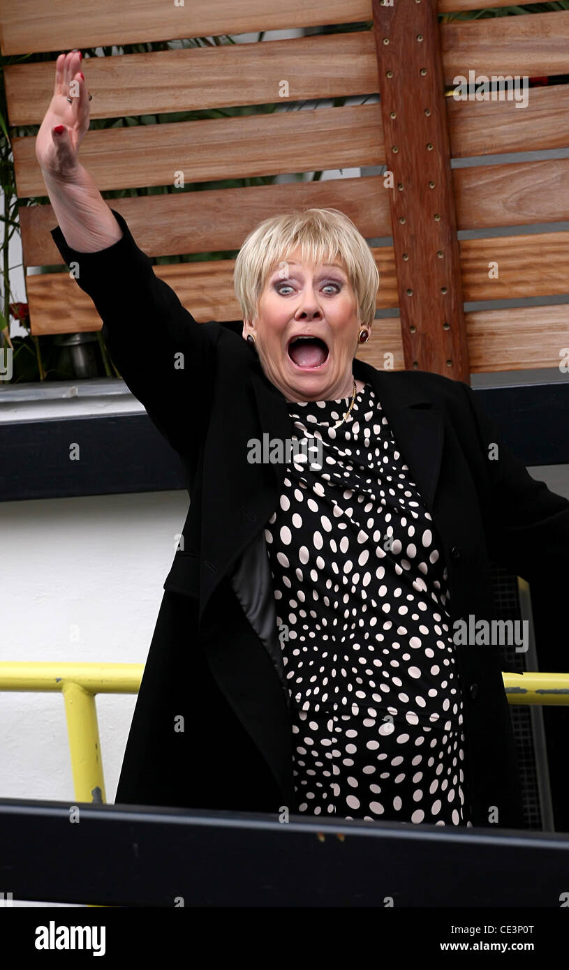 Liz Dawn Celebrities outside the ITV studios London, England - 17.11.10 ...