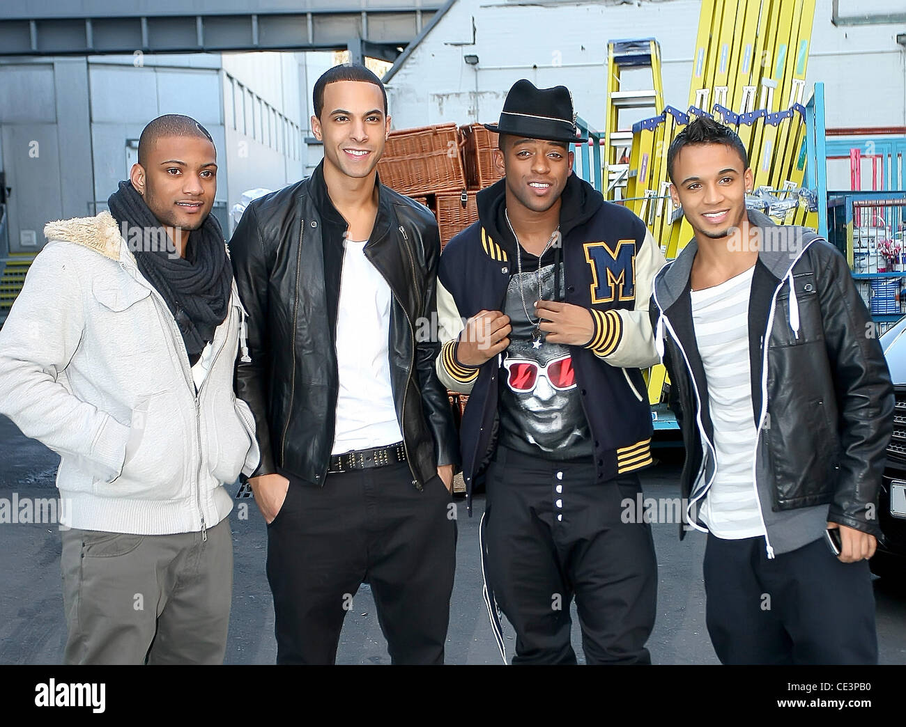 Jonathan Gill aka JB, Marvin Humes, Oritse Williams and Aston Merrygold ...