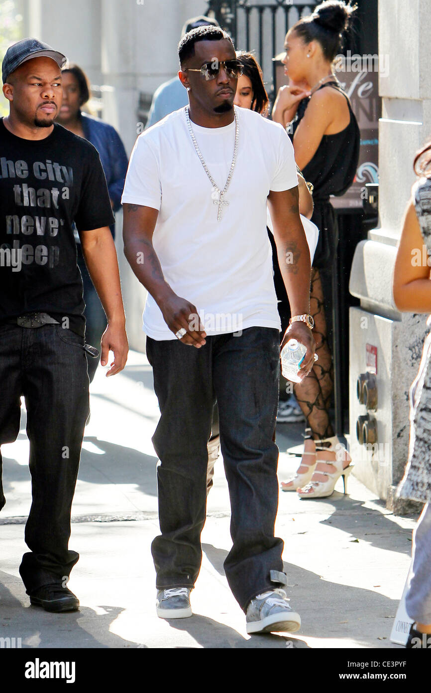 Sean Combs aka Diddy on the set of his new music video Los Angeles ...