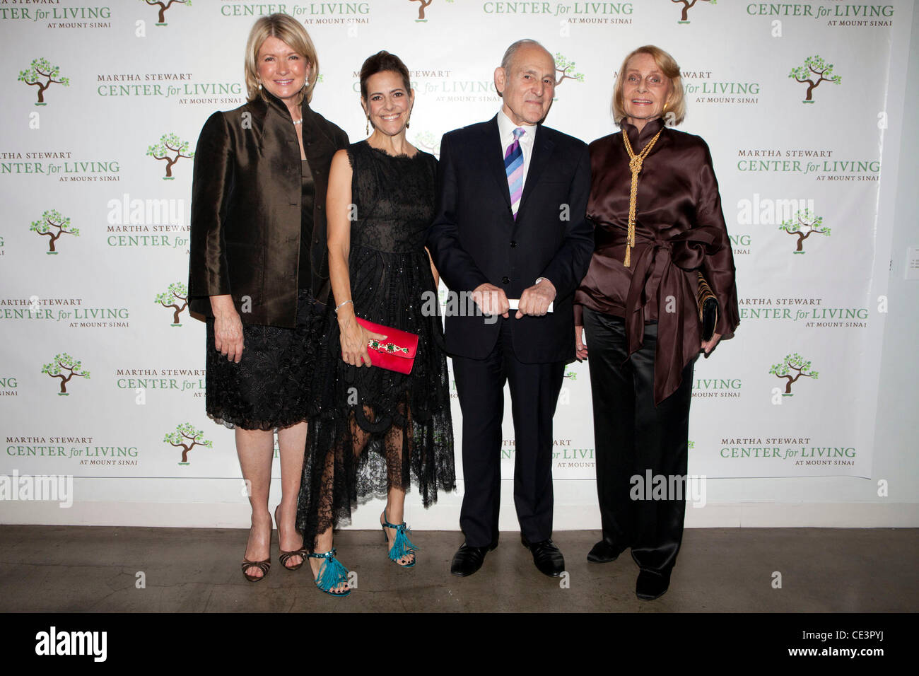 Martha Stewart, Alexandra Lebenthal, Dr. James Lebenthal and his wife ...
