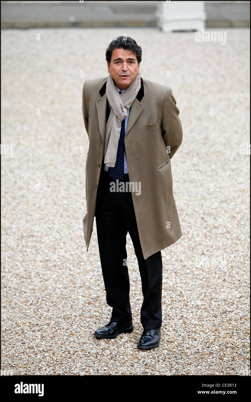 Pierre Lellouche attends the first cabinet meeting at Elysee Palace ...