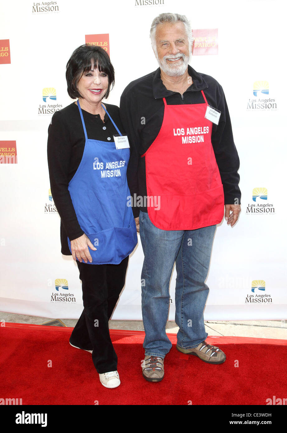 Jonathan Goldsmith with wife Barbara Goldsmith Anne and Kirk Douglas ...