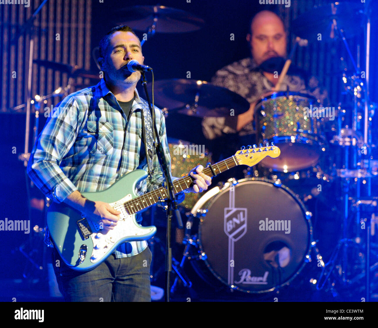 Ed Robertson and Tyler Stewart Barenaked Ladies performing on stage at ...