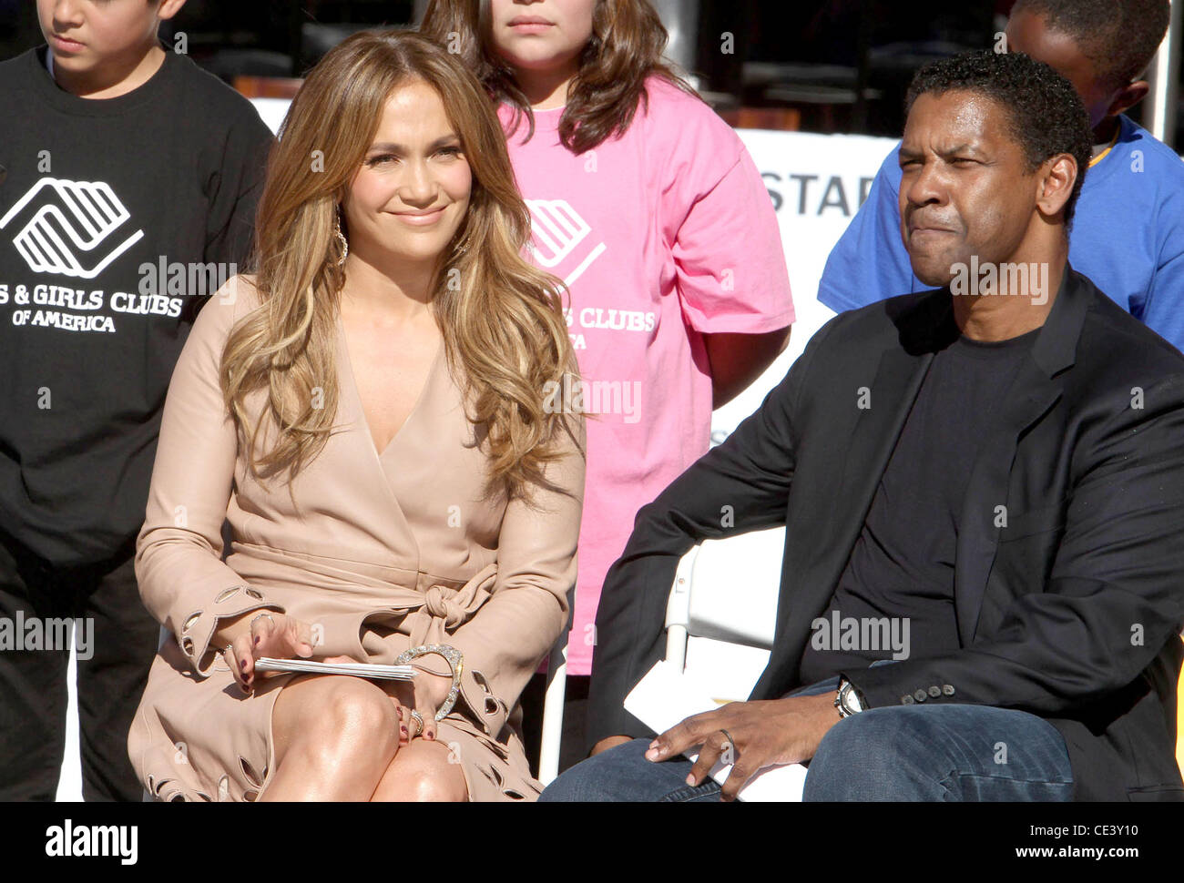 Jennifer Lopez and Denzel Washington Boys and Girls Clubs of America ...