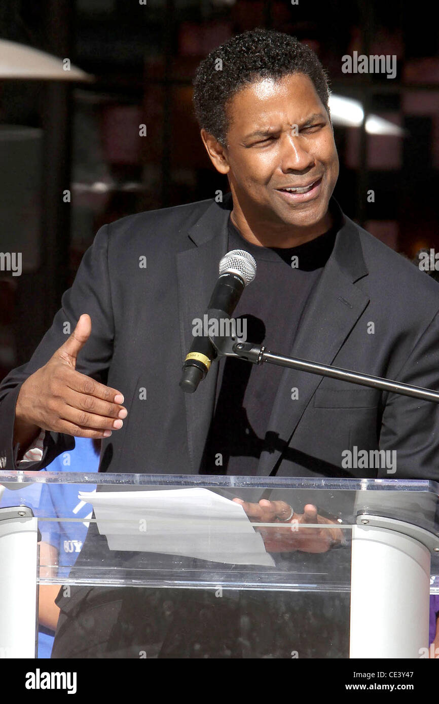 Denzel Washington Boys and Girls Clubs of America announcement, held at ...