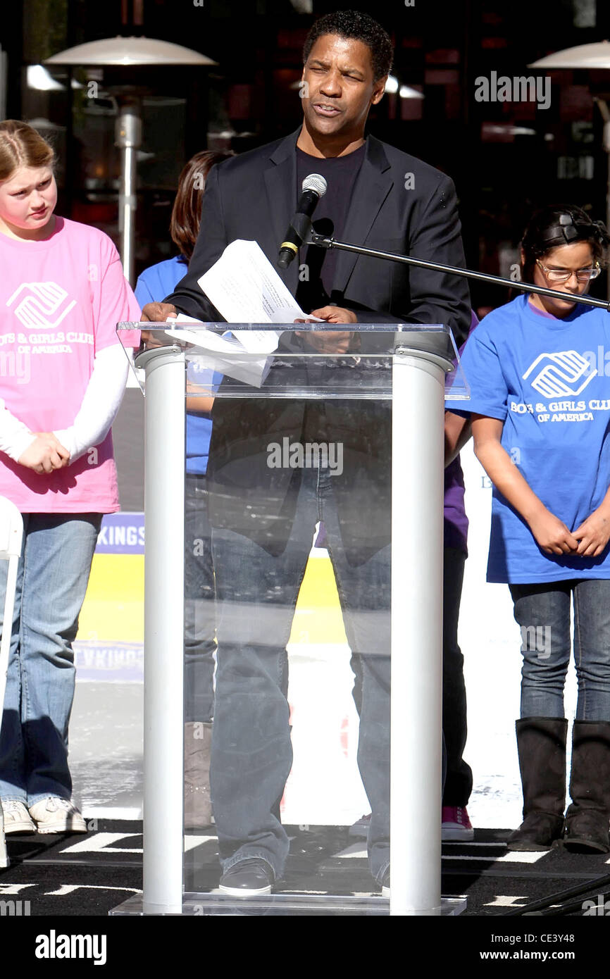 Denzel Washington Boys and Girls Clubs of America announcement, held at ...
